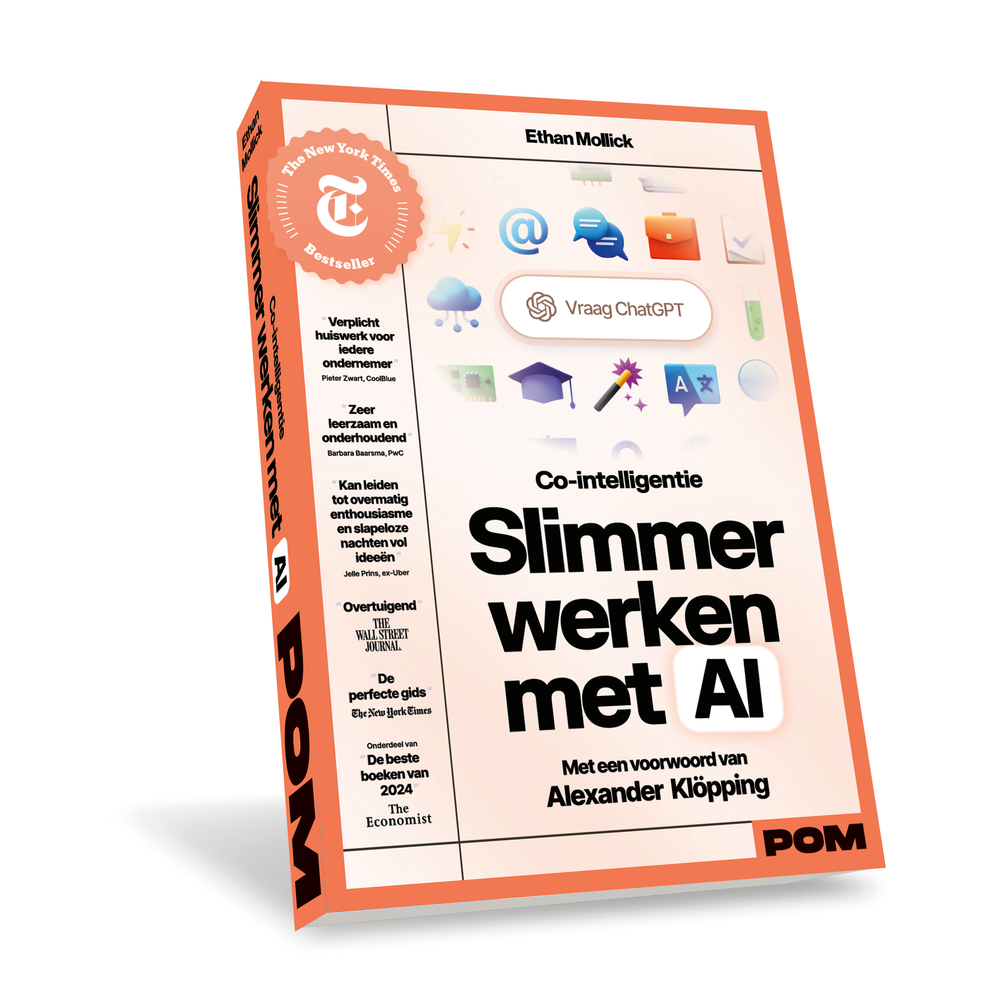 Co-intelligentie – Slimmer werken met AI - Ethan Mollick & Alexander Klöpping – pom.press